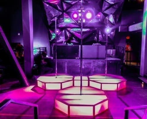 All Star Stages Portable FX Glow Stages, Platforms & Dance Poles