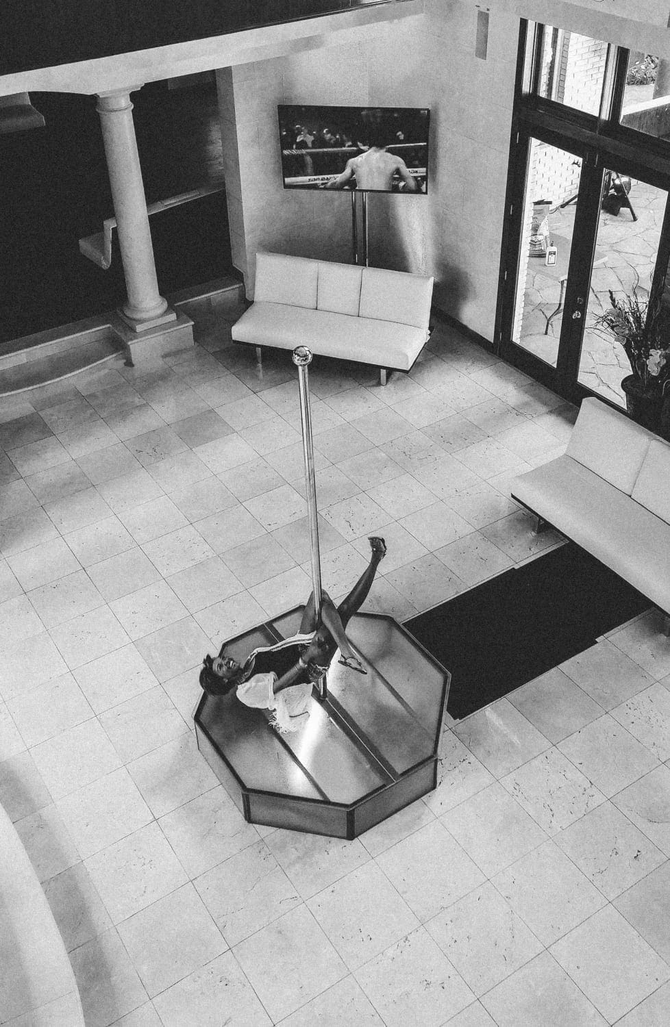 All Star Stages Clear Plexi See Thru Stage for Shooting Film