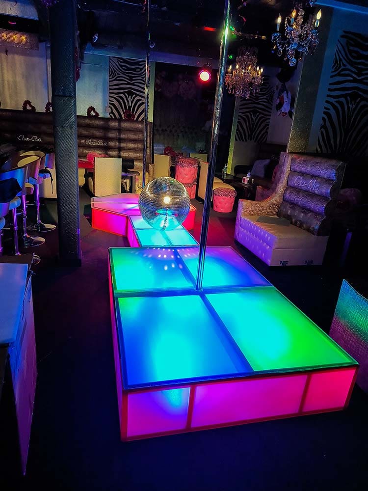 Purchase All Star Stages Portable Spin Dance Pole & Glow Stages