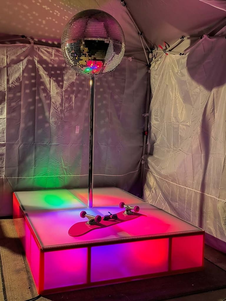 Purchase All Star Stages Portable Spin Dance Pole & Glow Stages