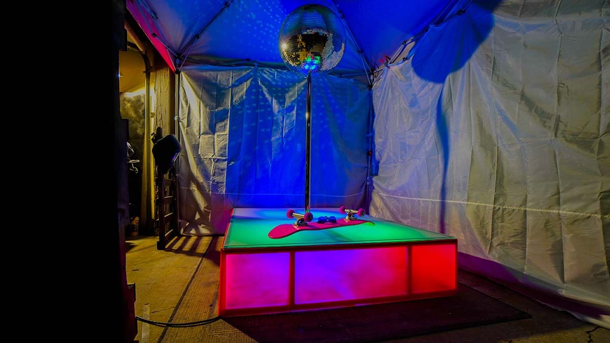 Purchase All Star Stages Portable Spin Dance Pole & Glow Stages
