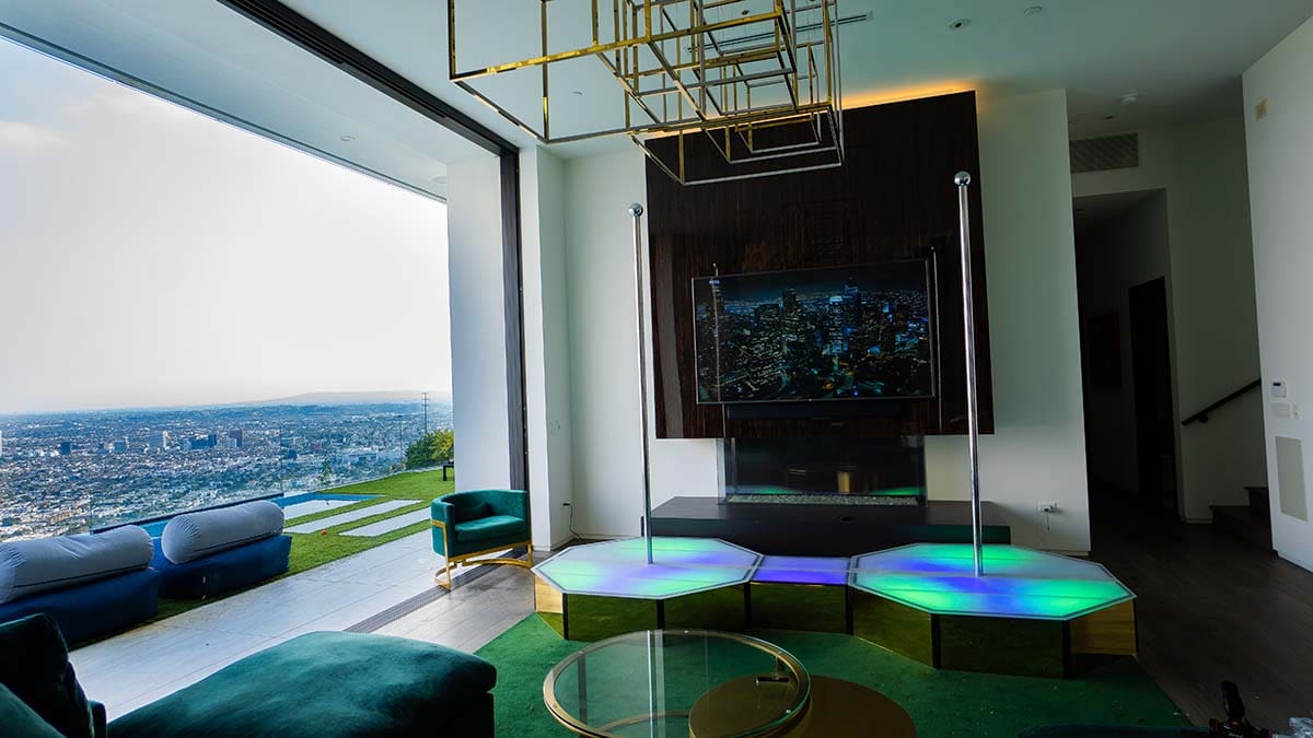 Purchase All Star Stages Portable Spin Dance Pole & Glow Stages