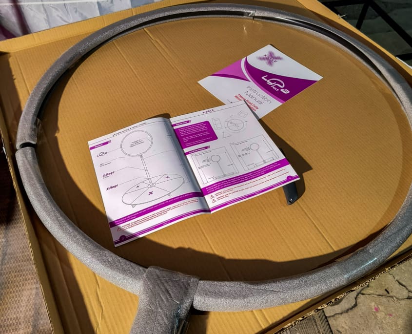 All Star Stages 34mm LYRA Hoop Spinning 45mm 5x5 Octo Stage