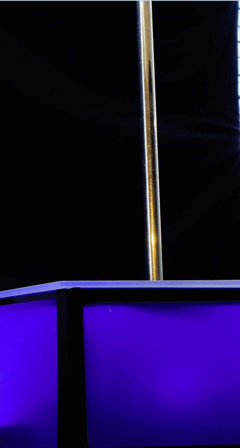 All Star Stages Spinning Portable Pro Dance Poles for Octo Stages