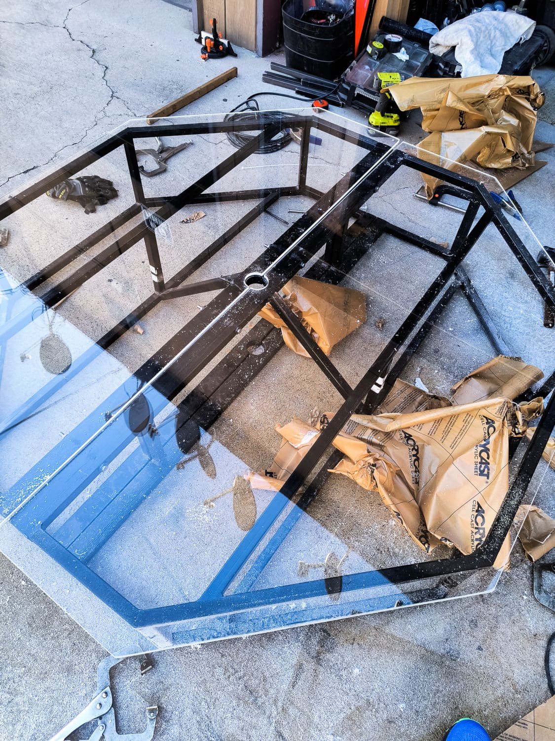 All Star Stages Clear Plexi See Thru Stage for Shooting Film