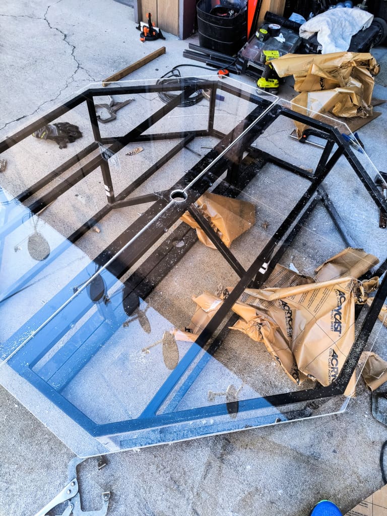 All Star Stages Clear Plexi See Thru Stage for Shooting Film