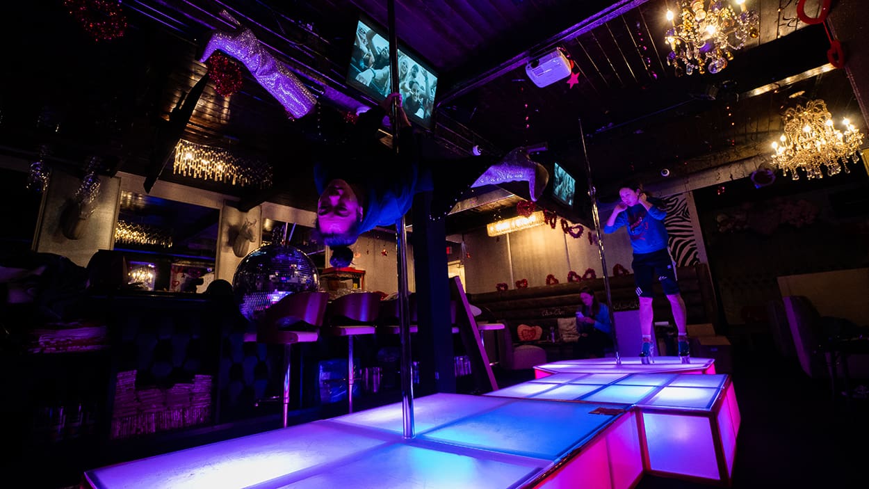The All Star Stages 14x6' MegaLyth Acyrlic Glow Stage & Poles